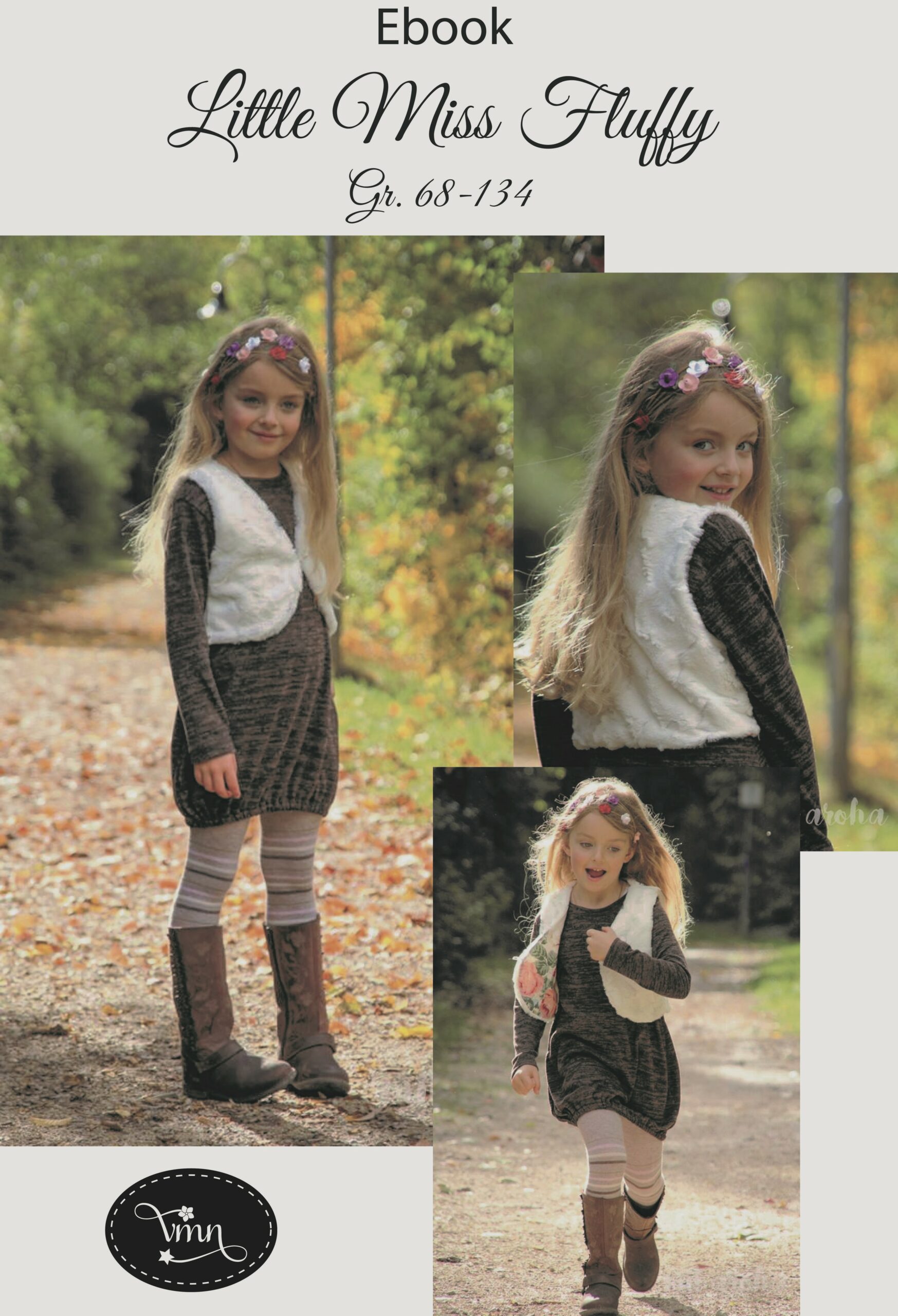Kostenlose Nähanleitung: Kinderweste Little Miss Fluffy
